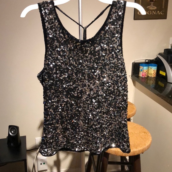 Scala | Tops | Sequin Top | Poshmark